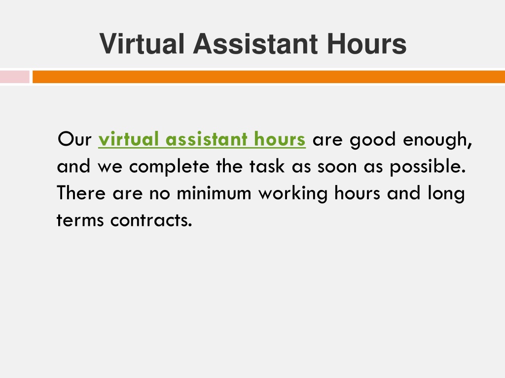 PPT - Virtual Assistant Hours PowerPoint Presentation, free download ...