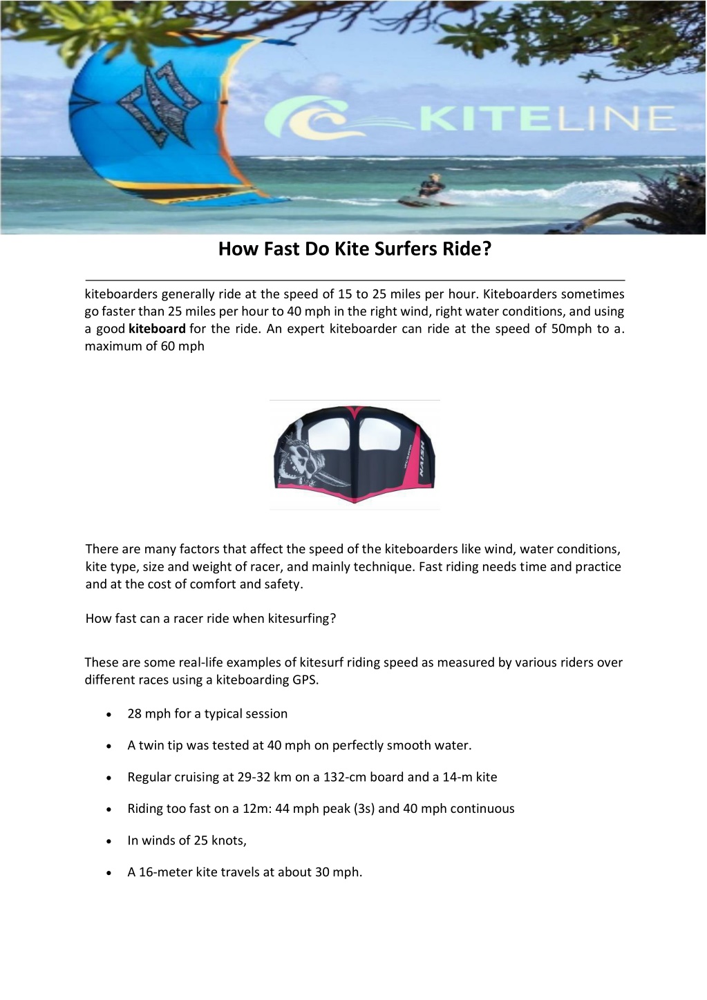 PPT - How Fast Do Kite Surfers Ride PowerPoint Presentation, free ...