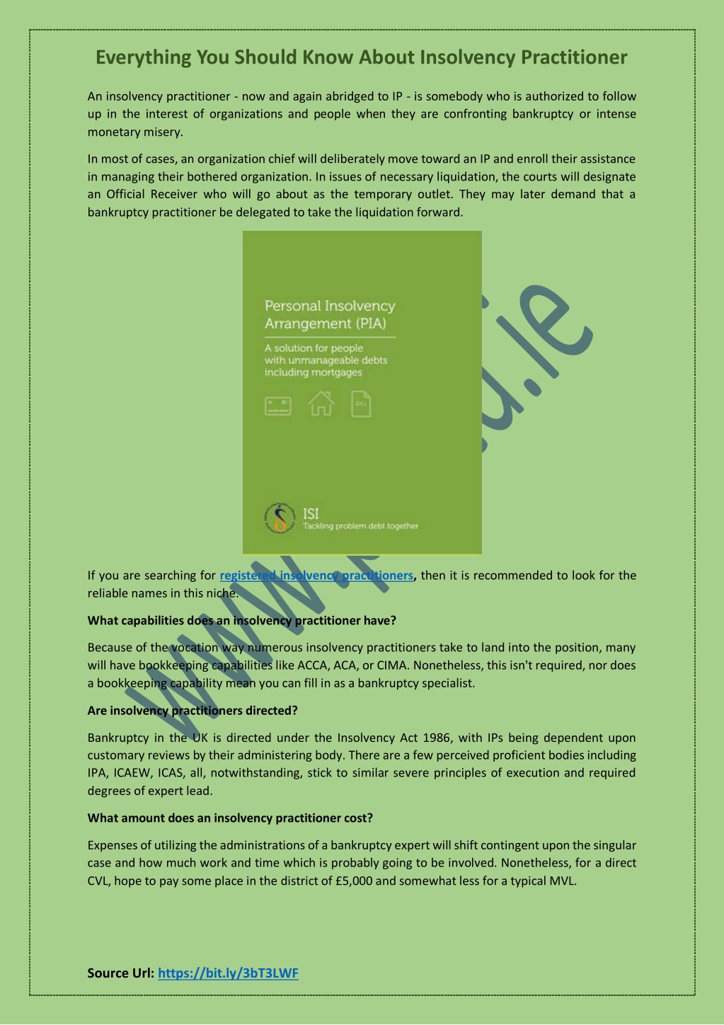PPT - Everything You Should Know About Insolvency Practitioner ...