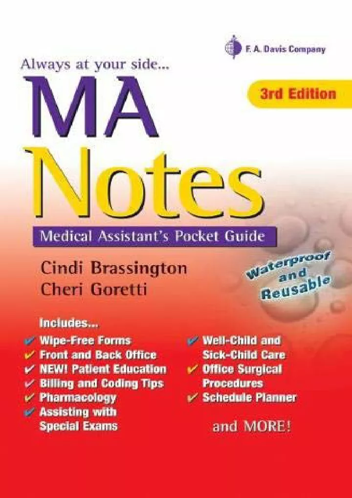 PPT - EBOOK MA Notes Medical Assistant s Pocket Guide PowerPoint ...