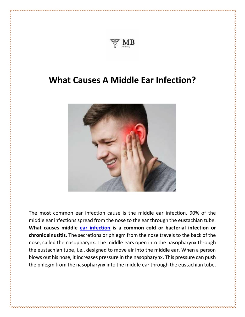 PPT - What Causes A Middle Ear Infection PowerPoint Presentation, free ...