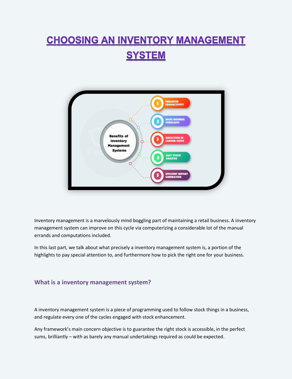 PPT - Choosing An Inventory Management System (Autosaved) PowerPoint ...