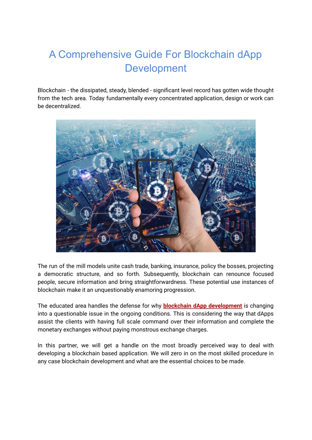 PPT - A Comprehensive Guide For Blockchain dApp Development PowerPoint Presentation - ID:11466863