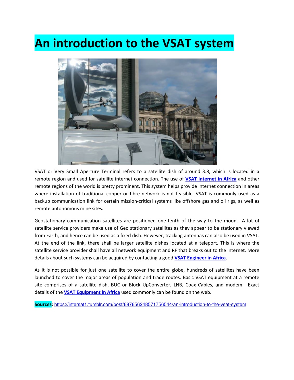 PPT - An introduction to the VSAT system PowerPoint Presentation, free ...