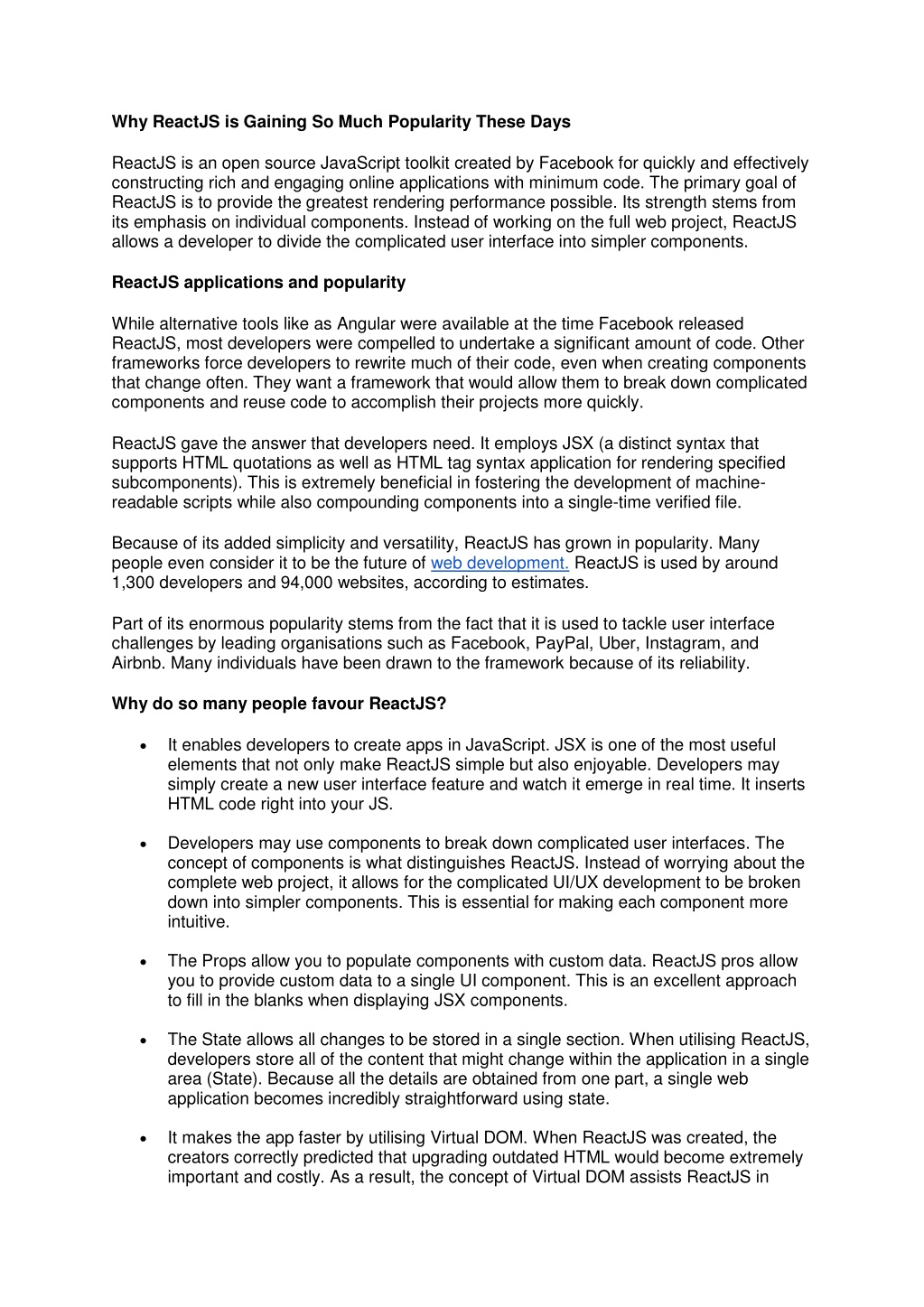 PPT - Why ReactJS is gaining so much popularity these days PowerPoint ...