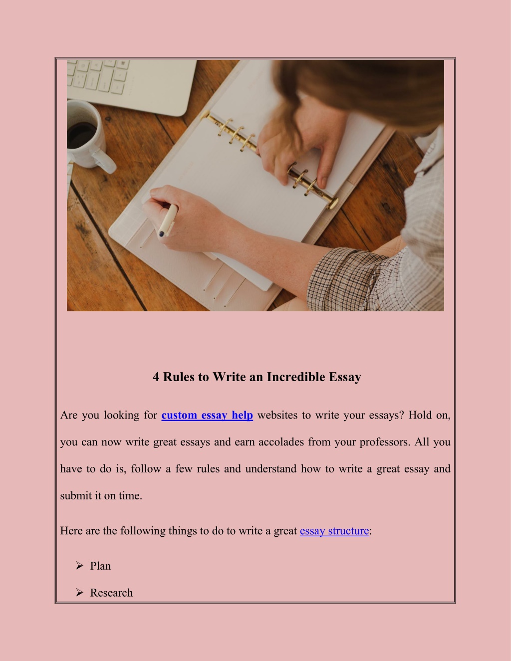 PPT - 4 Rules to Write an Incredible Essay PowerPoint Presentation ...
