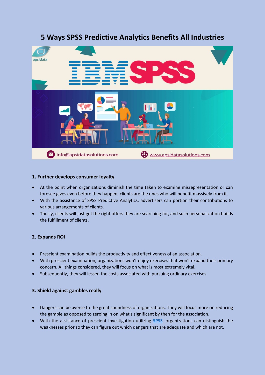 PPT - 5 Ways SPSS Predictive Analytics Benefits All Industries ...