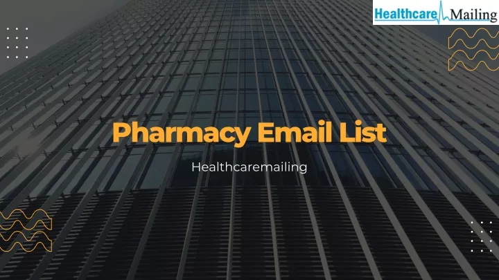PPT - Pharmacy Email List | 100% Privacy Compliant Pharmacy Emails ...