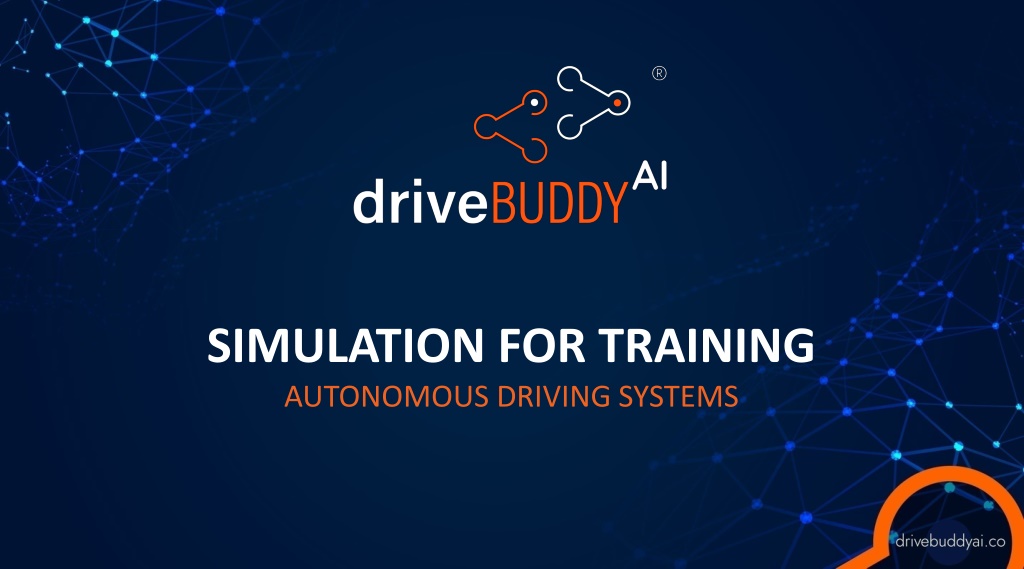 PPT - Simulation For Training Autonomous Driving Systems PowerPoint ...