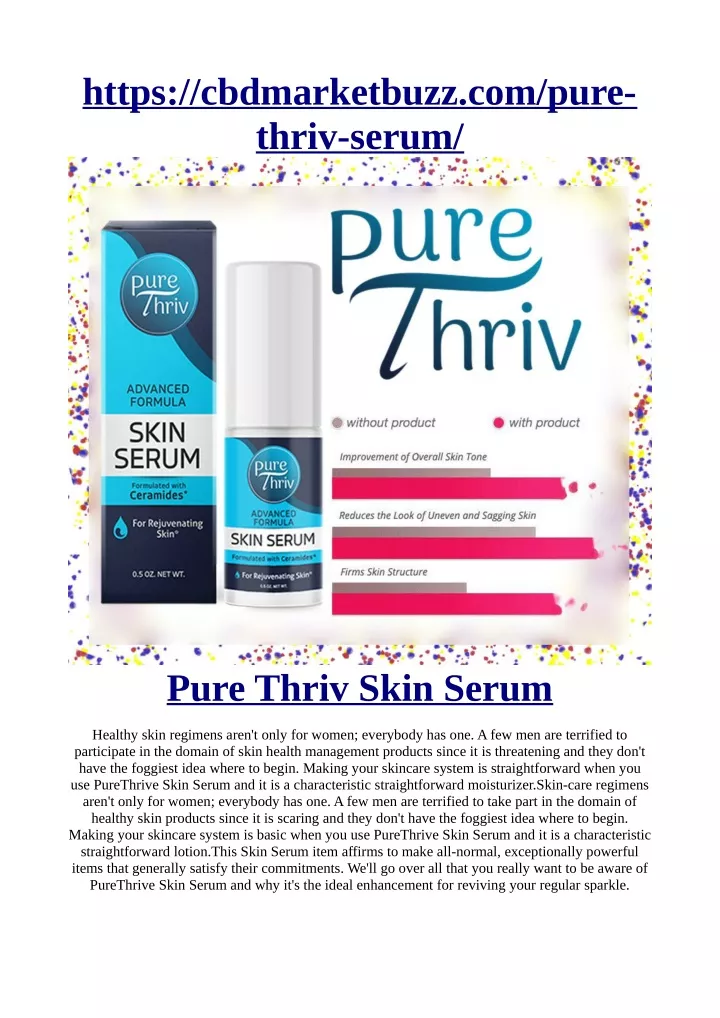 PPT - https://cbdmarketbuzz.com/pure-thriv-serum/ PowerPoint ...