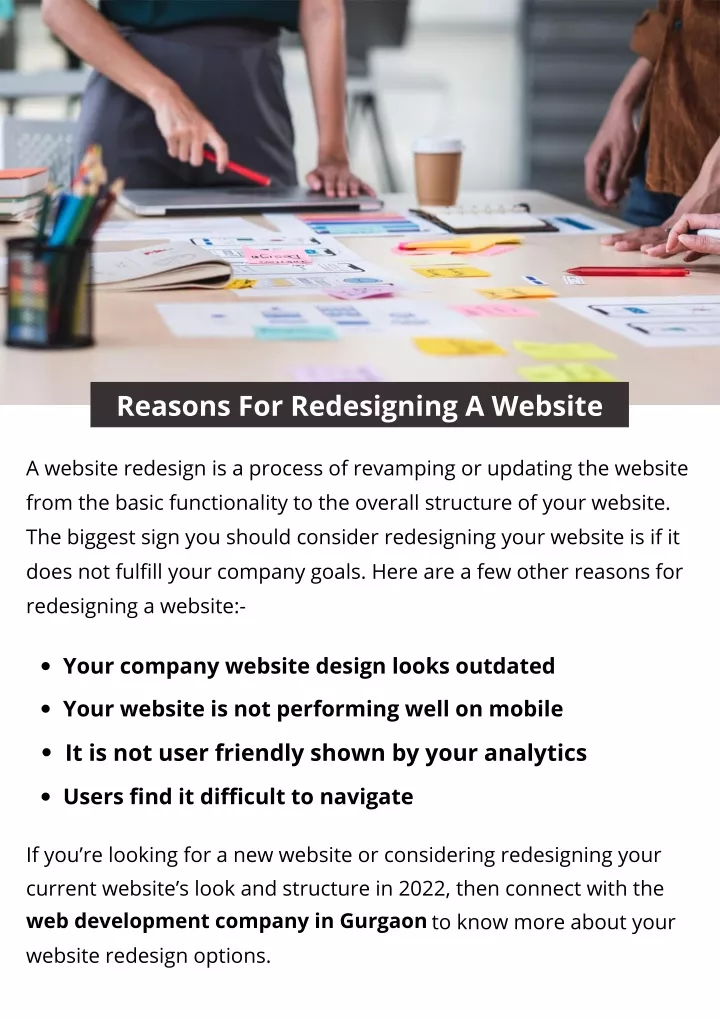 PPT - Reasons For Redesigning A Website PowerPoint Presentation, free ...