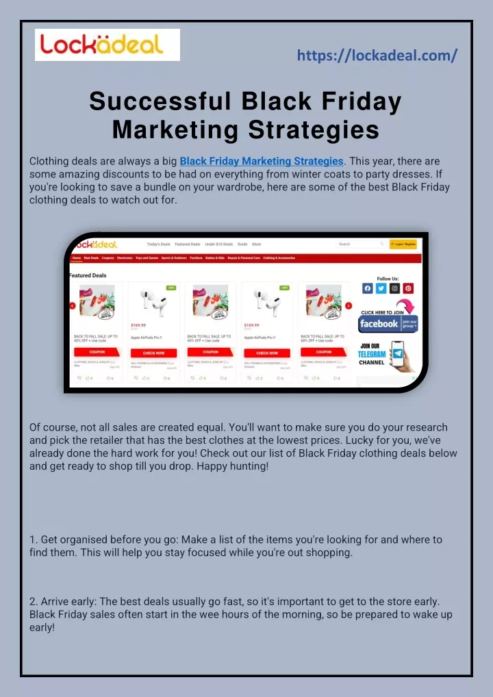 PPT - Successful Black Friday Marketing Strategies PowerPoint ...
