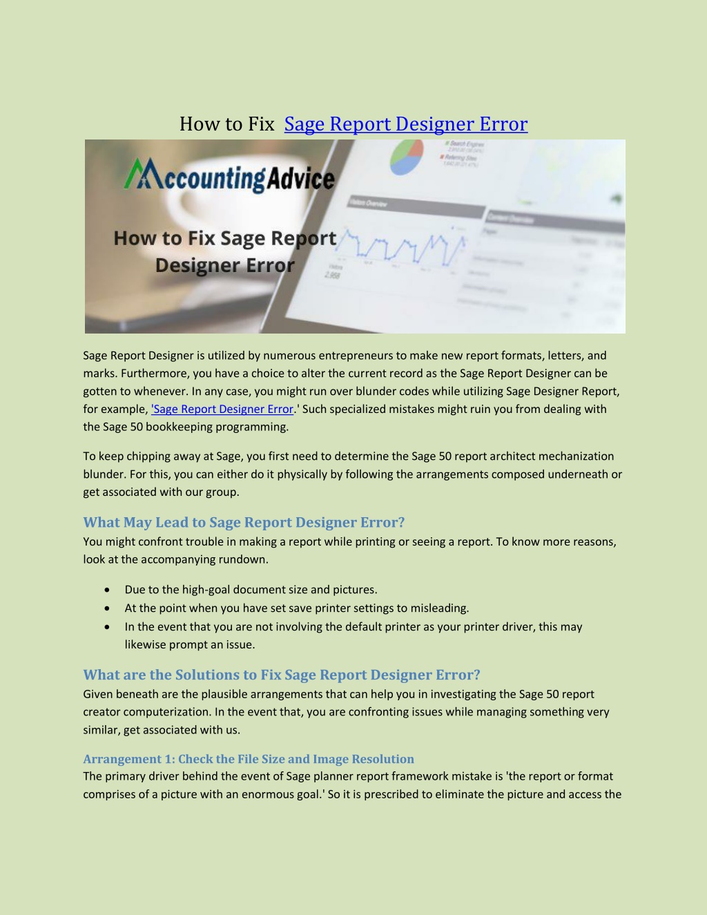 PPT - How to Fix Sage Report Designer Error PowerPoint Presentation ...