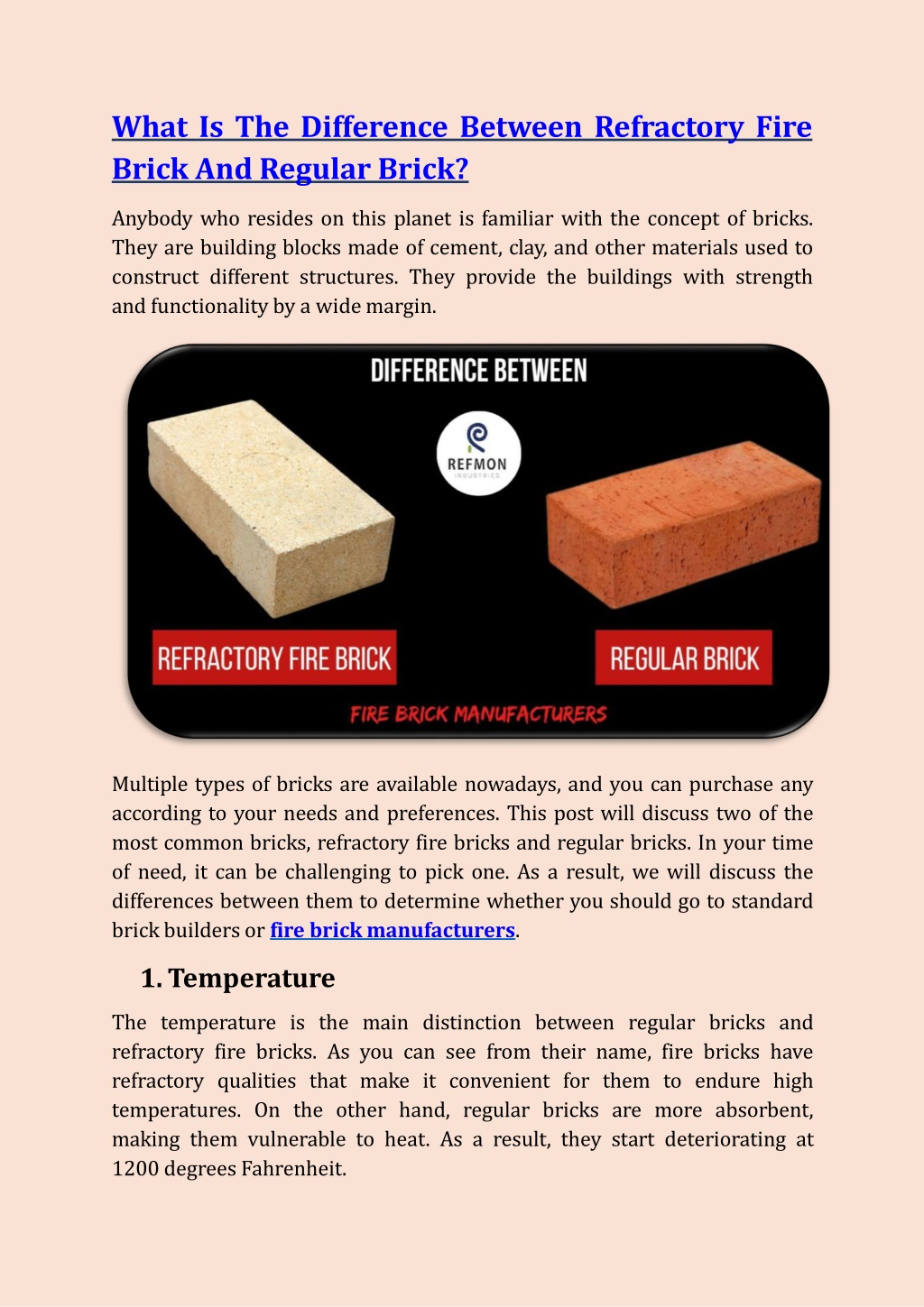 PPT - Difference Between Refractory Fire Brick And Regular Brick PowerPoint Presentation - ID ...