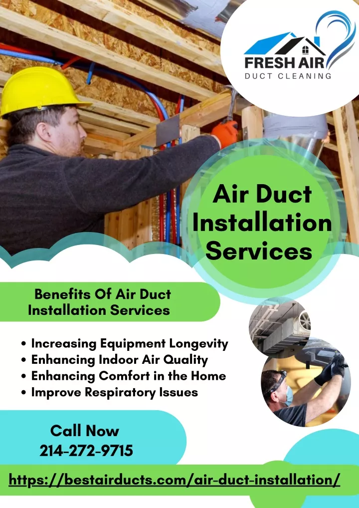 PPT - Air Duct Installation Services | Fresh Air Duct Cleaning ...