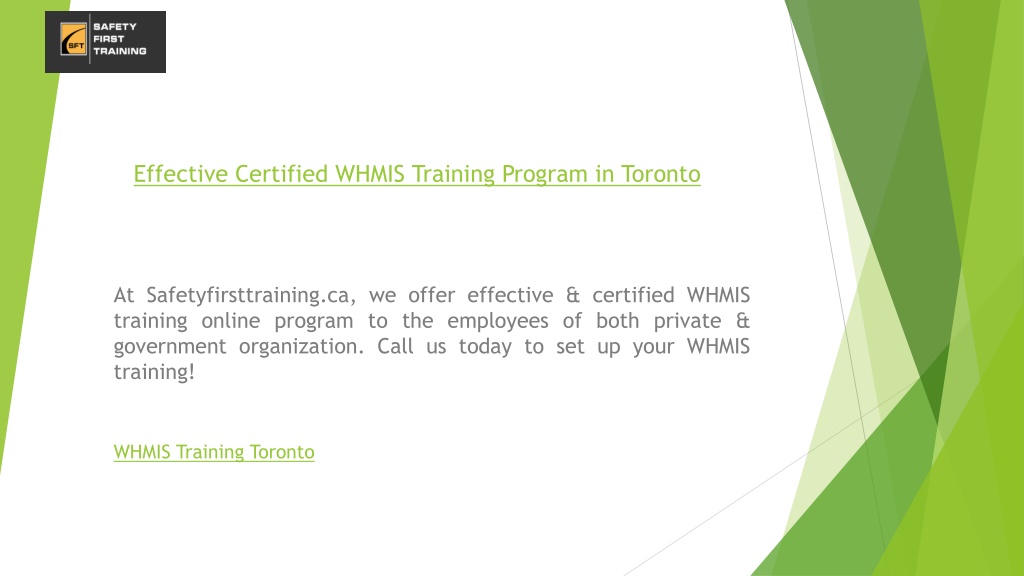 PPT - Effective Certified WHMIS Training Program in Toronto PowerPoint ...