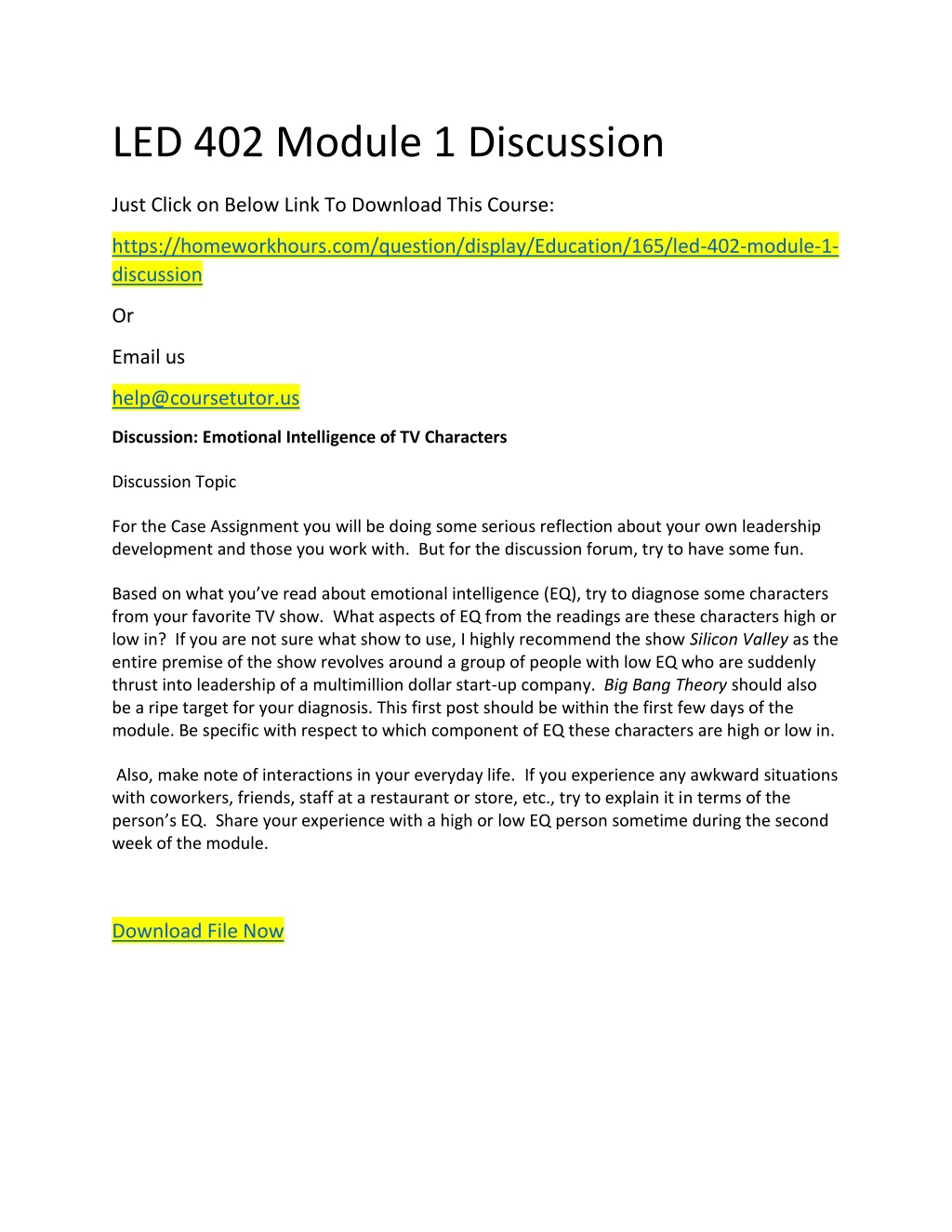 PPT - LED 402 Module 1 Discussion PowerPoint Presentation, free ...