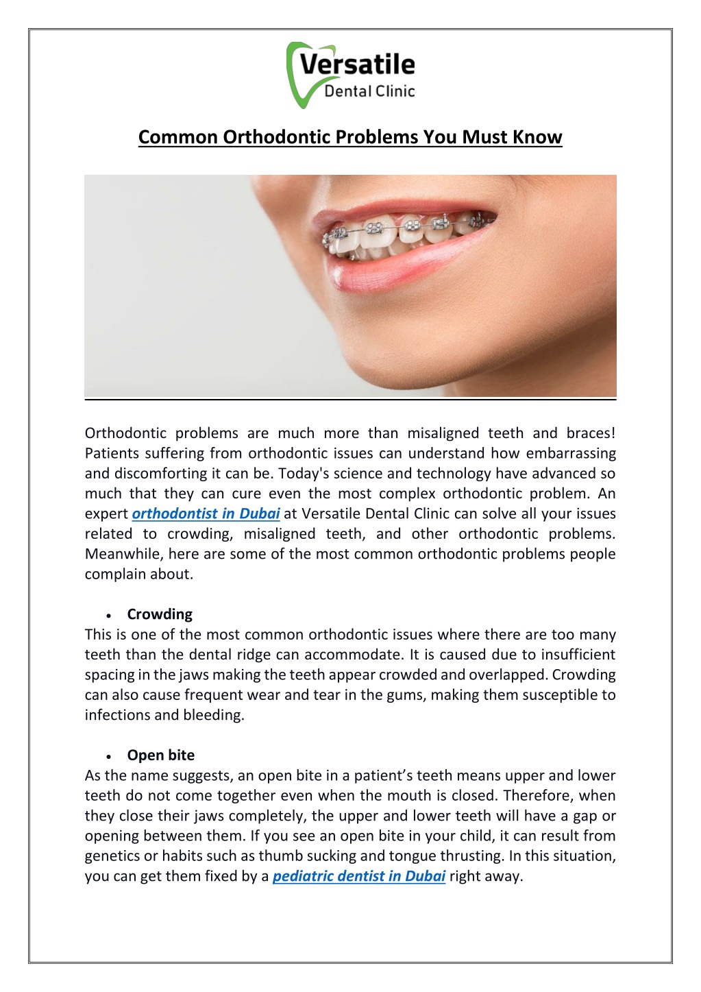 PPT - Common Orthodontic Problems You Must Know PowerPoint Presentation - ID:11522580