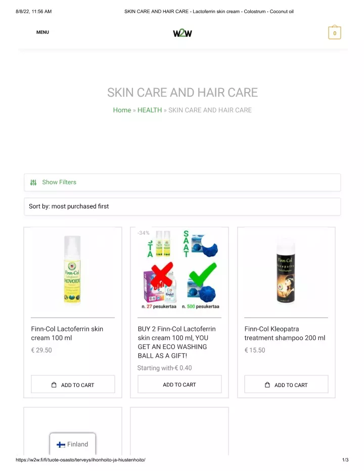 PPT - Natural Skin & Hair Care Products By W2W PowerPoint Presentation ...