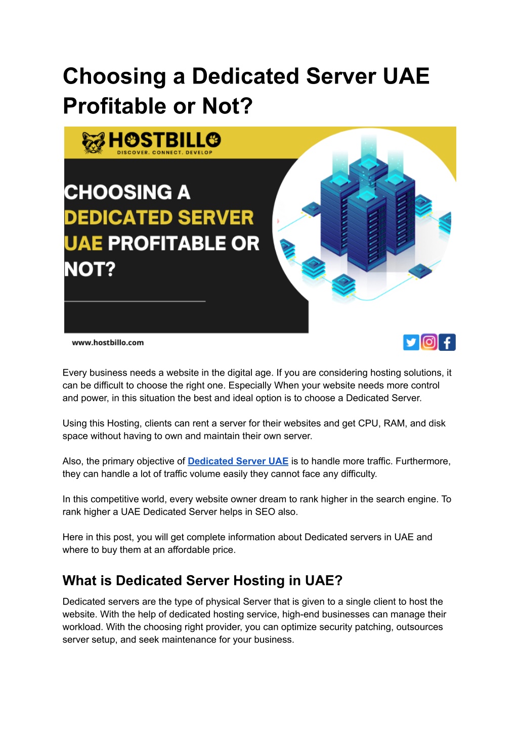 PPT - Choosing a Dedicated Server UAE Profitable or Not_ PowerPoint ...