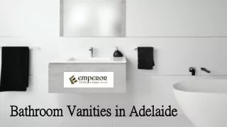 PPT - Buy Bathroom Vanities, Cabinets & Tapware in Adelaide. PowerPoint ...