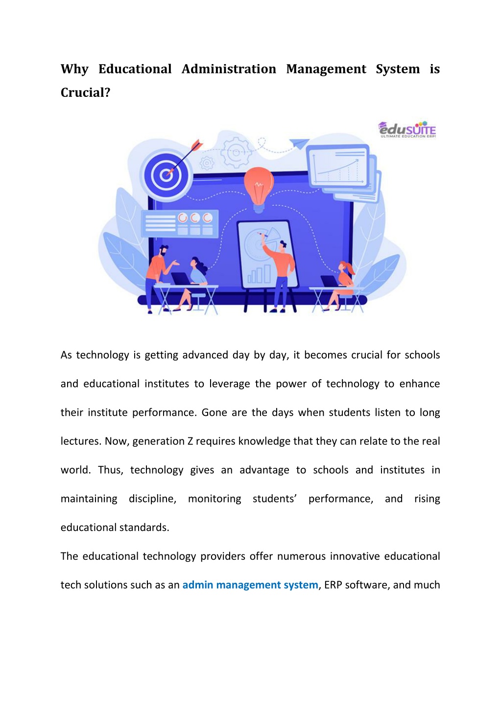 PPT - Why Educational Administration Management System is Crucial PowerPoint Presentation - ID ...