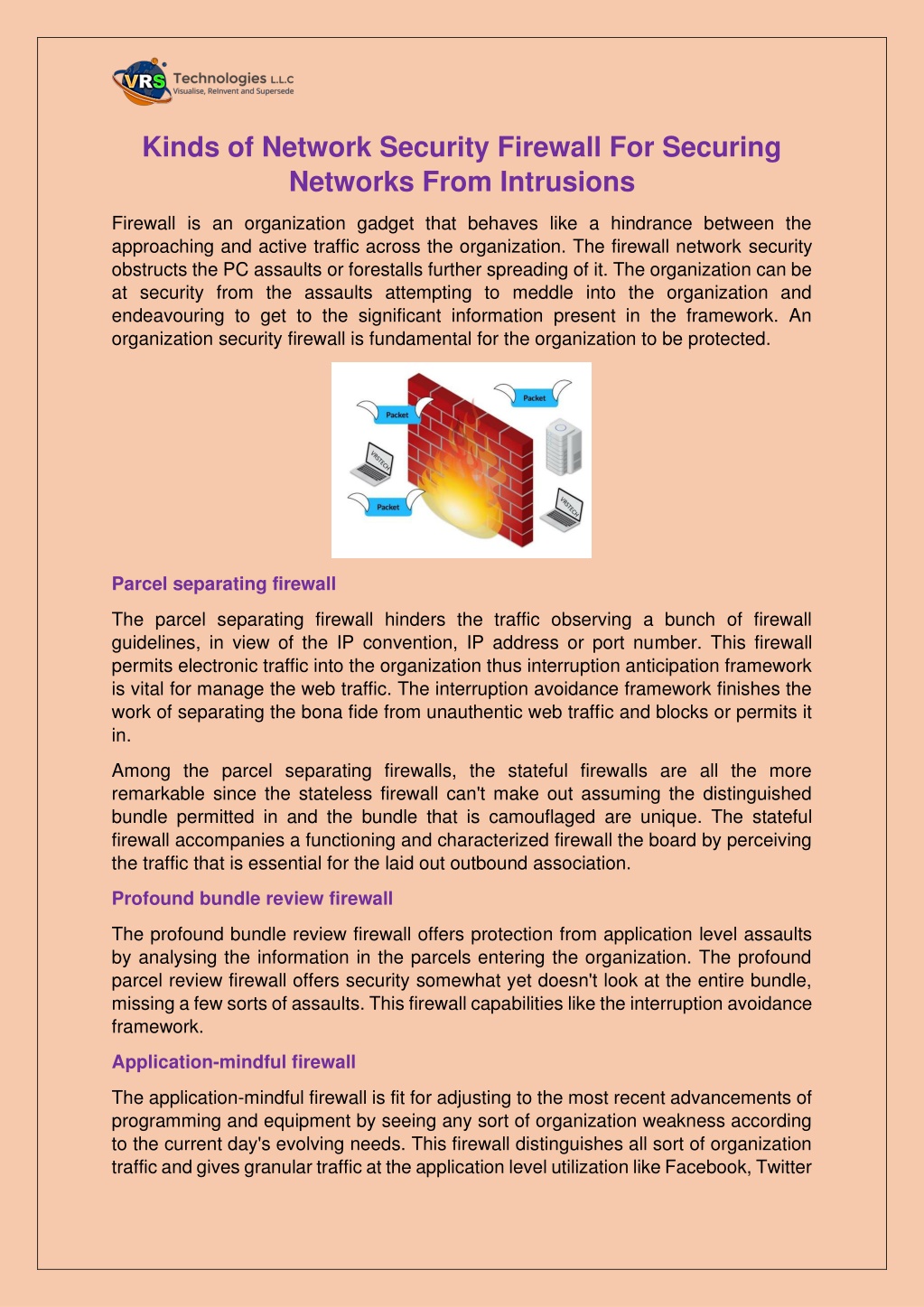 PPT - Kinds of Network Security Firewall For Securing Networks From ...