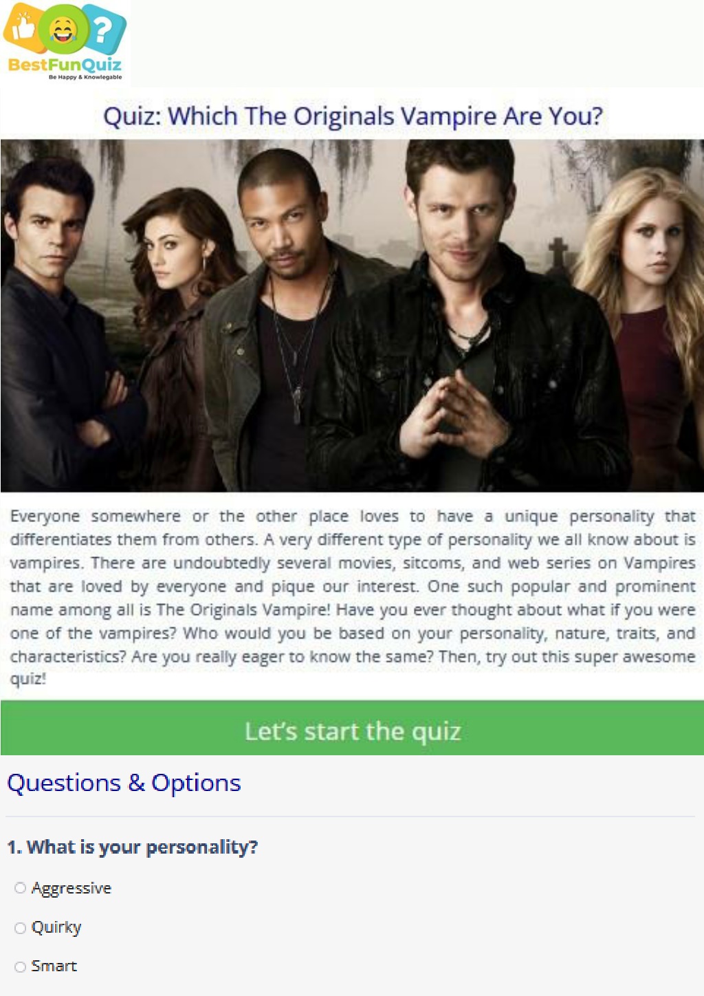 PPT - Which The Originals Vampire Are You PowerPoint Presentation, free ...