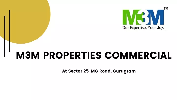 PPT - M3M Sector 25 MG Road At Gurgaon - Download PDF PowerPoint ...