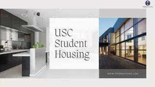 PPT - USC Housing | USC Apartments | USC Student Housing PowerPoint ...