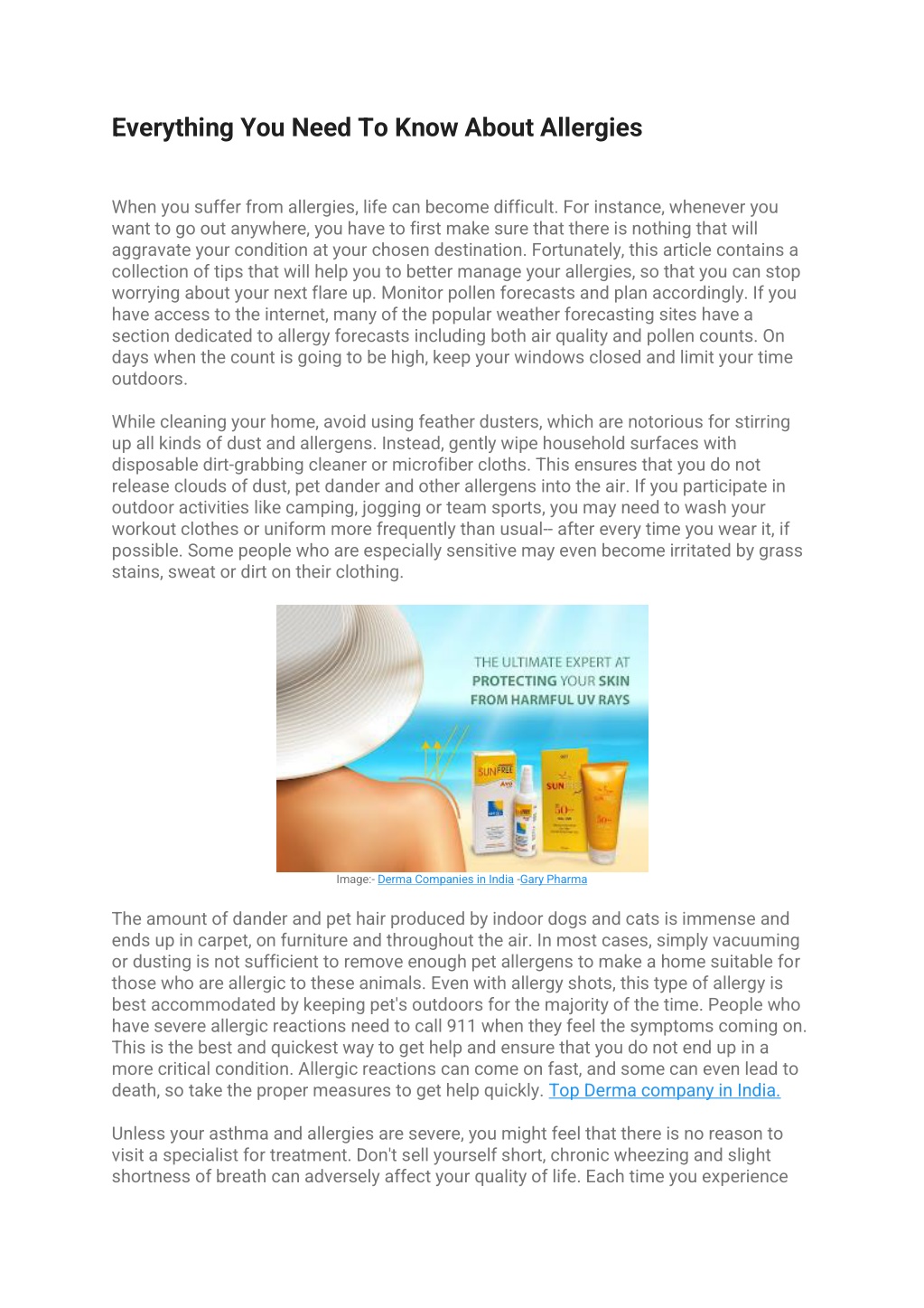 PPT - Everything You Need To Know About Allergies PowerPoint ...