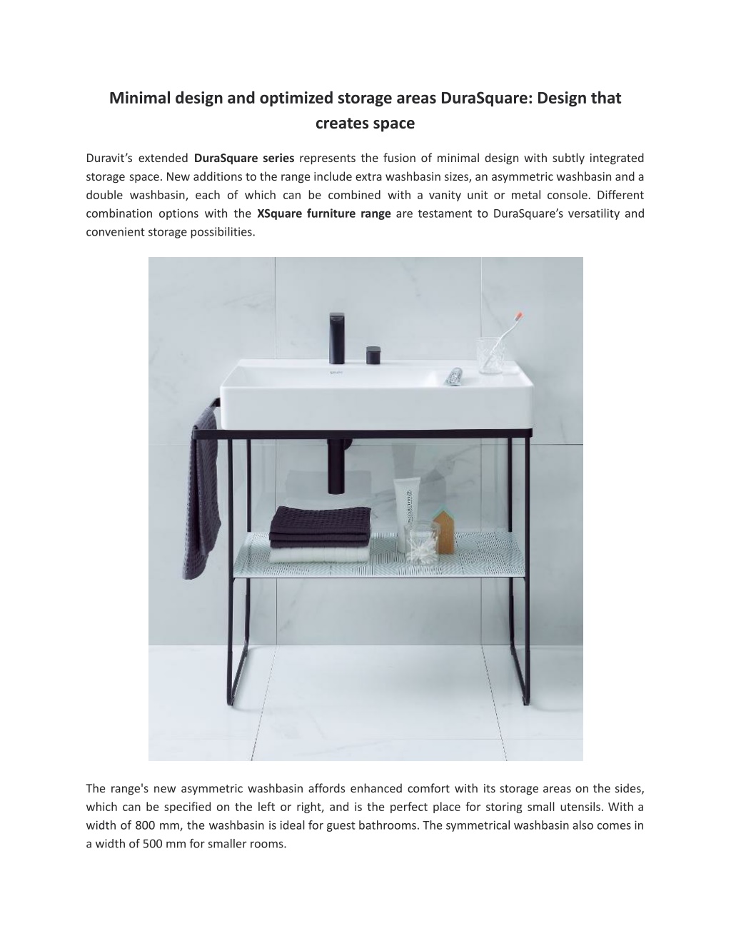 PPT - Minimal design and optimized storage areas DuraSquare_ Design ...