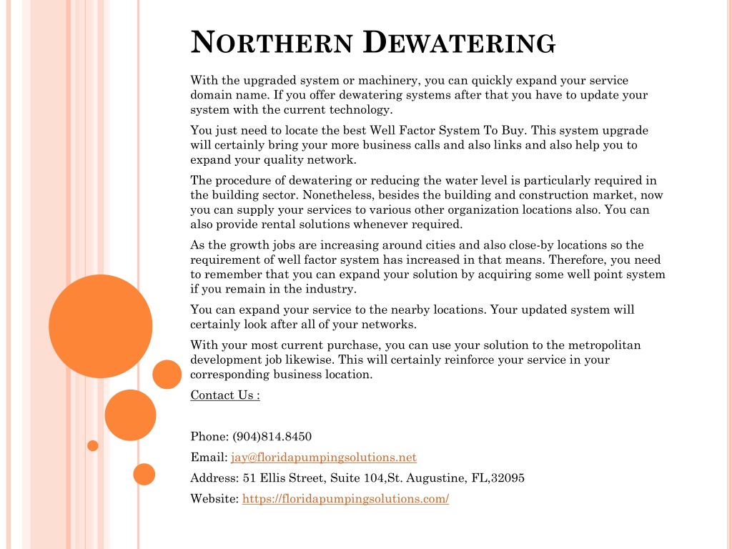 PPT - Northern Dewatering PowerPoint Presentation, free download - ID ...