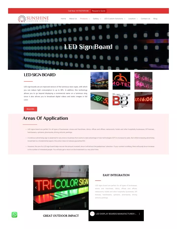 PPT - LED Sign Boards PowerPoint Presentation, free download - ID:11546757