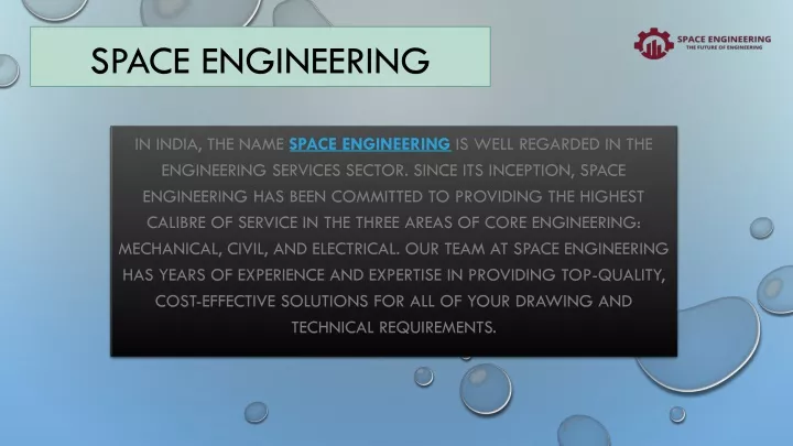 PPT - Know about the Space Engineering for Industrial Solution ...