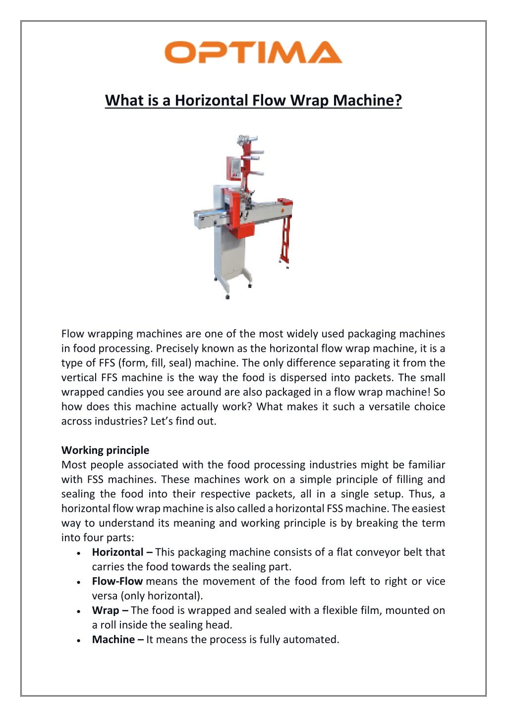 PPT - What is a Horizontal Flow Wrap Machine PowerPoint Presentation ...