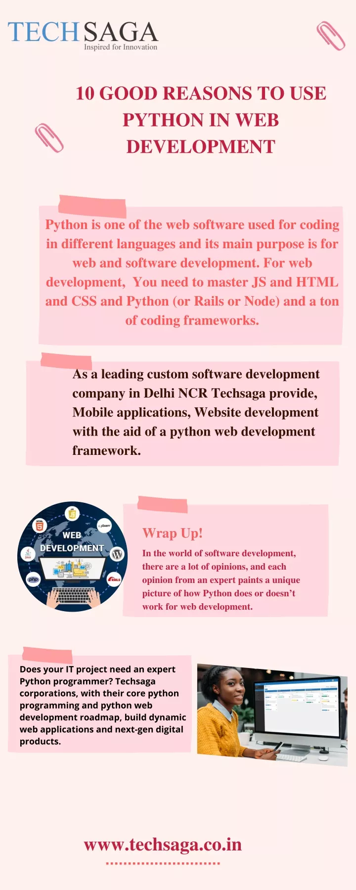 PPT 10 Good Reasons To Use Python In Web Development PowerPoint