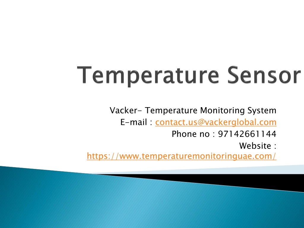 PPT - Temperature Sensor PowerPoint Presentation, free download - ID ...