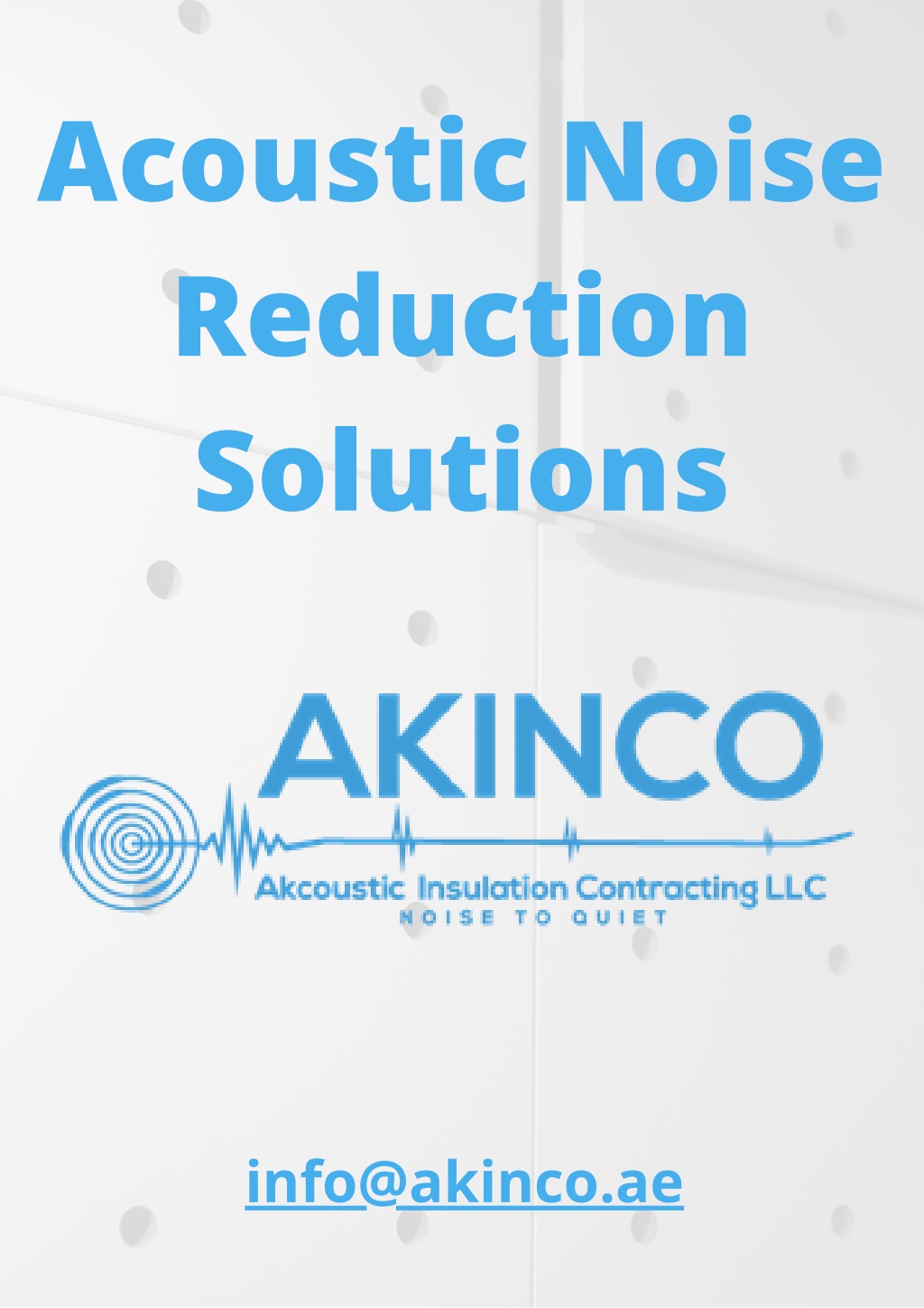 PPT - Acoustic Noise Reduction Solutions PowerPoint Presentation, free ...