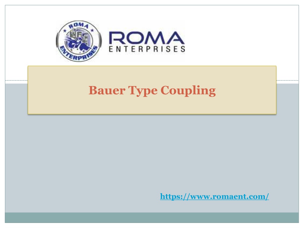 PPT - Bauer Type Coupling PowerPoint Presentation, free download - ID ...