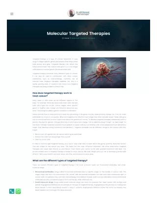 PPT - Molecular Targeted Therapy-Dr. Lalit Banswal - Best Cancer ...