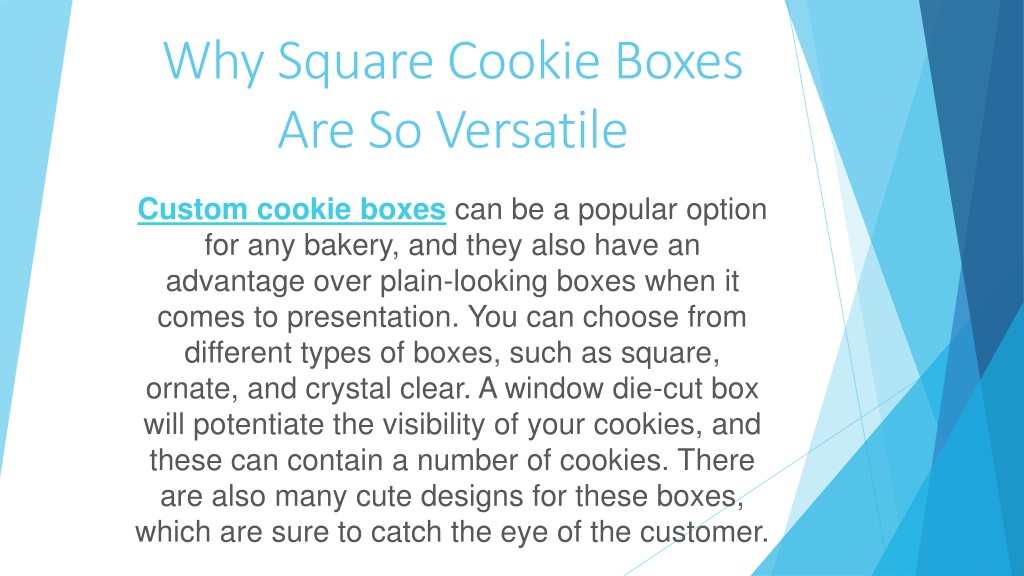 PPT - Why Square Cookie Boxes Are So Versatile PowerPoint Presentation ...