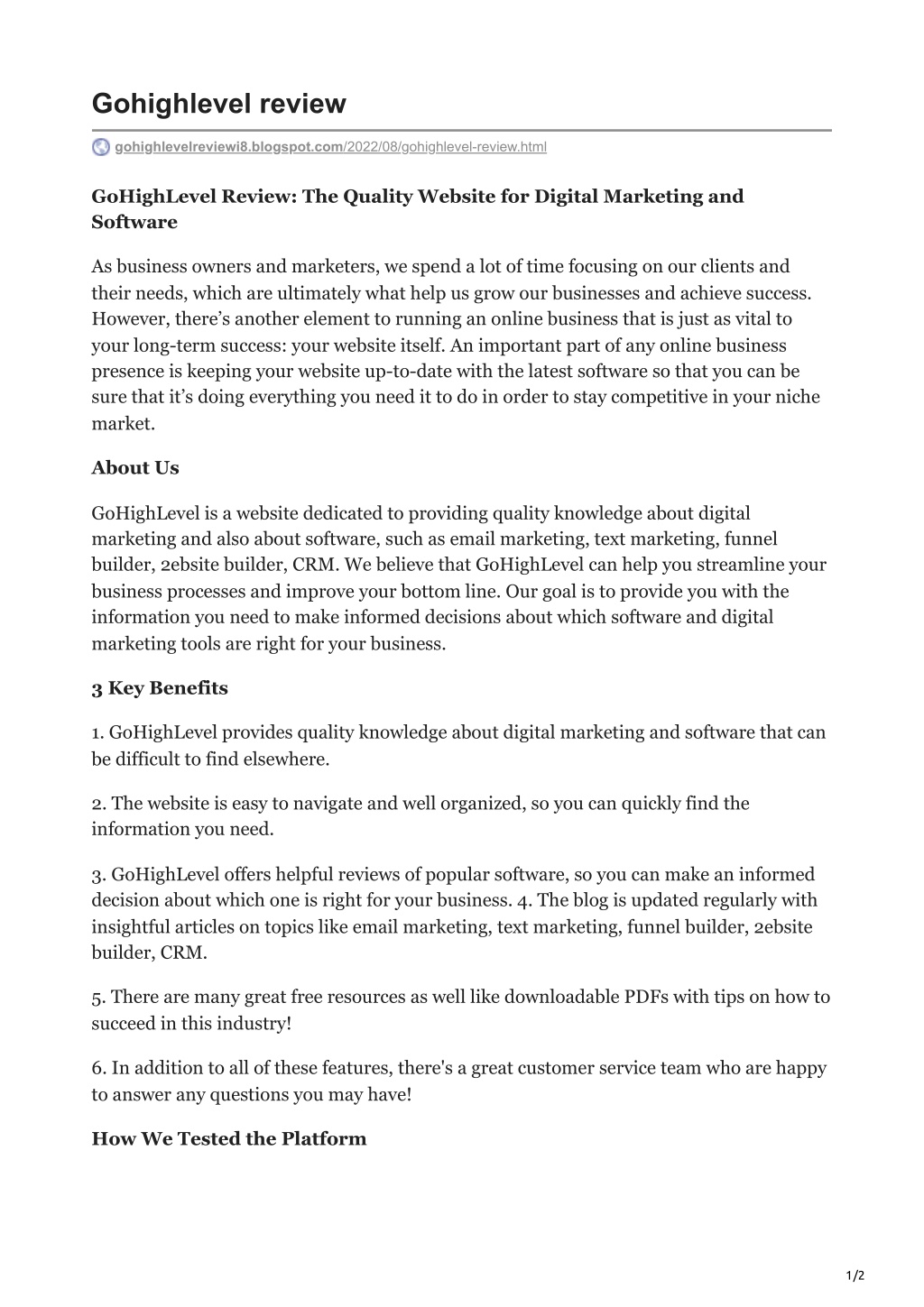 PPT - gohighlevelreviewi8.blogspot.com-Gohighlevel review PowerPoint ...