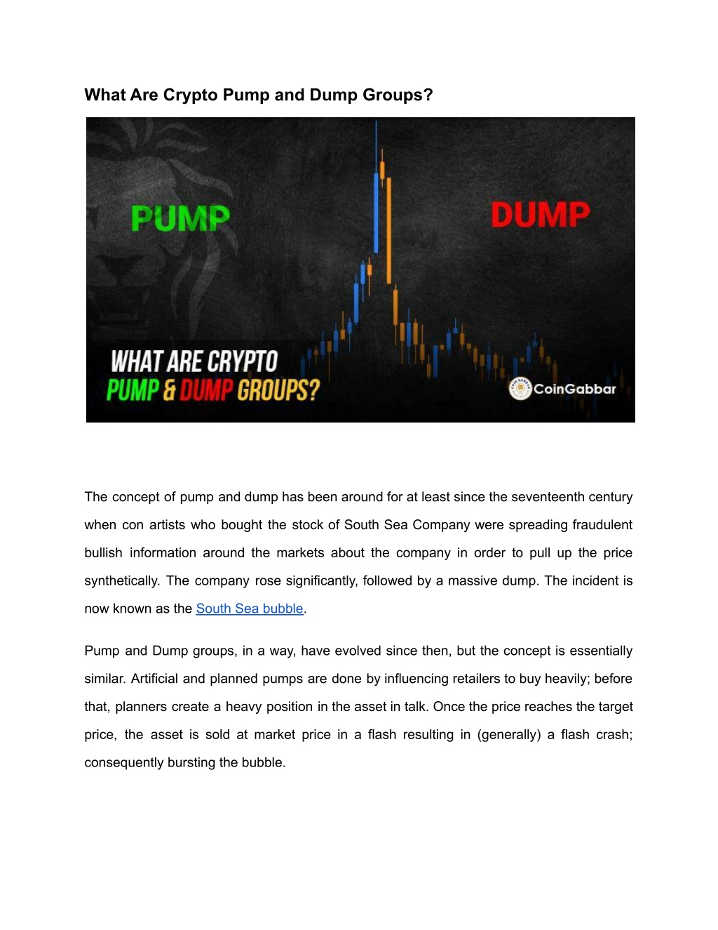 PPT - Crypto pump and dump groups PowerPoint Presentation, free ...