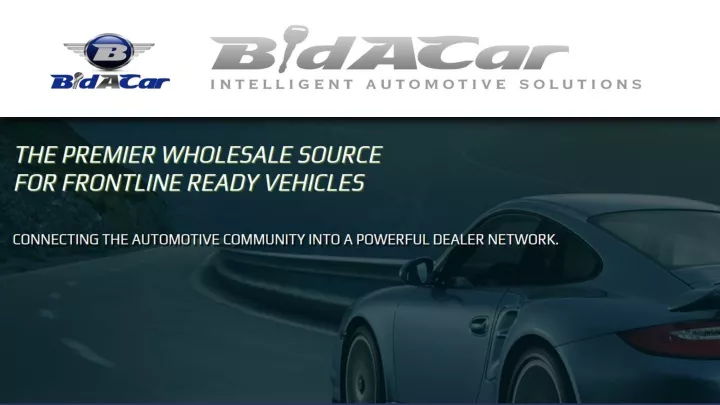 PPT - Best Digital Car Auction Platform Online | BidACar PowerPoint ...