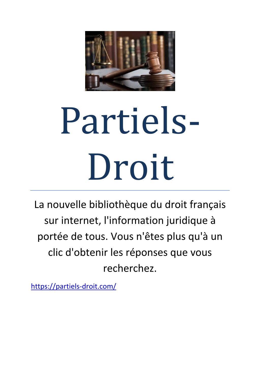 PPT - Partiels-Droit PowerPoint Presentation, free download - ID:11570189