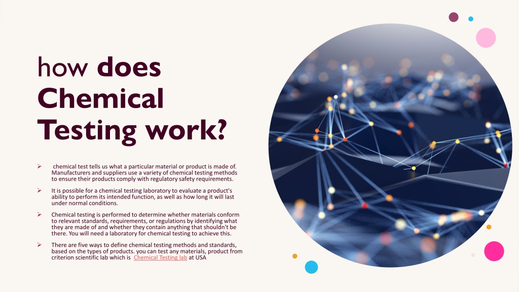 PPT - What is Chemical Testing and Thermal Conductivity PowerPoint ...