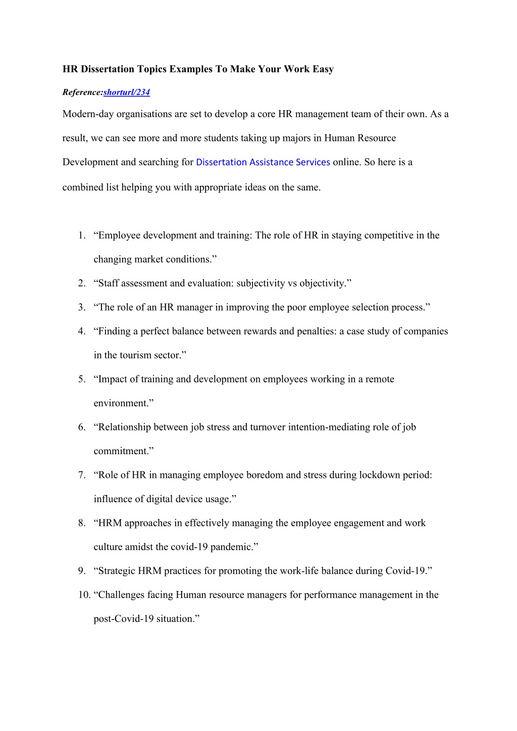 PPT - HR Dissertation Topics Examples To Make Your Work Easy PowerPoint ...