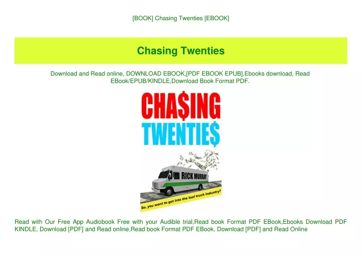 PPT - [BOOK] Chasing Twenties [EBOOK] PowerPoint Presentation, free ...
