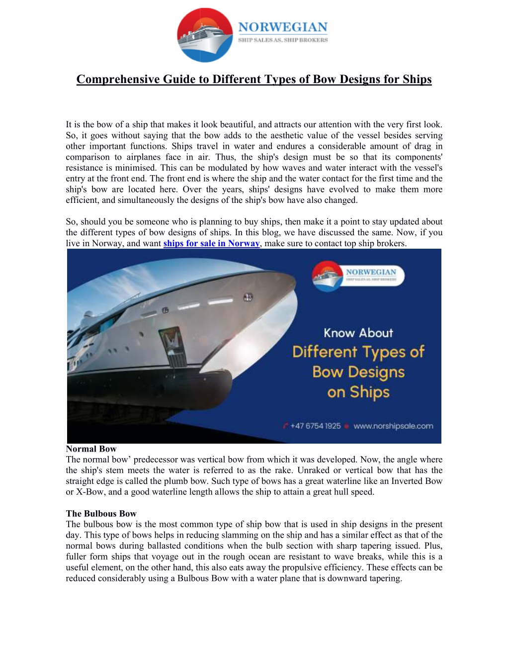 PPT - Comprehensive Guide to Different Types of Bow Designs for Ships ...